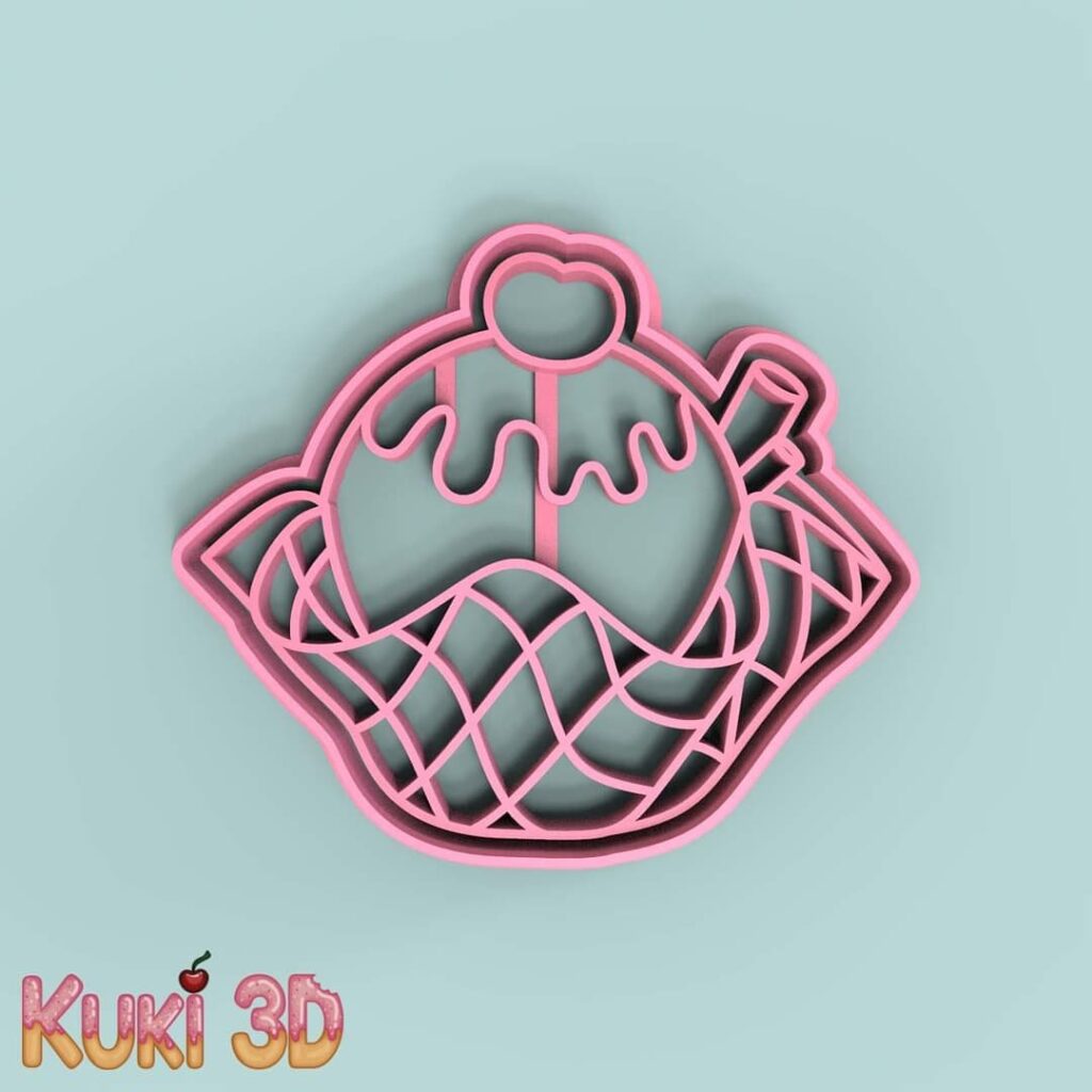 Helado Capelina 8cm – Kuki3D