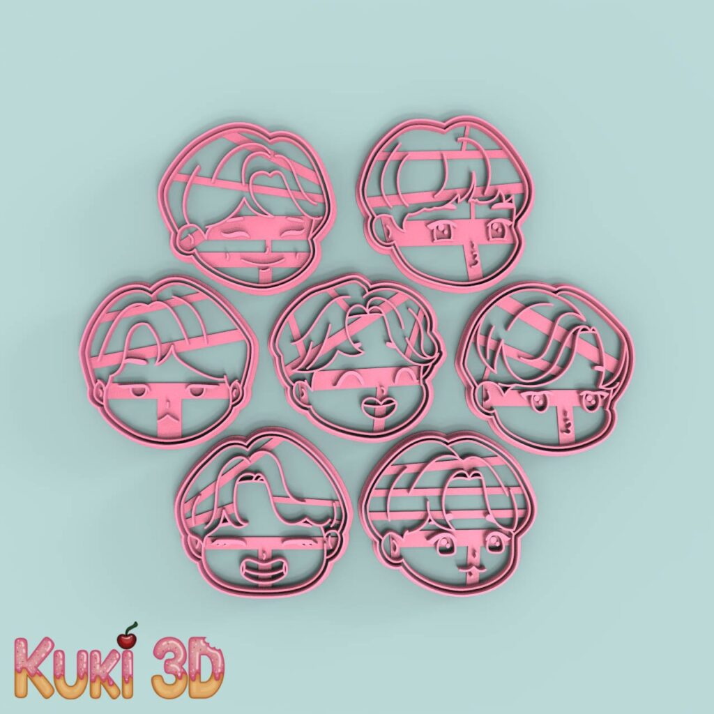 Bts Chibi II 9cm – Kuki3D