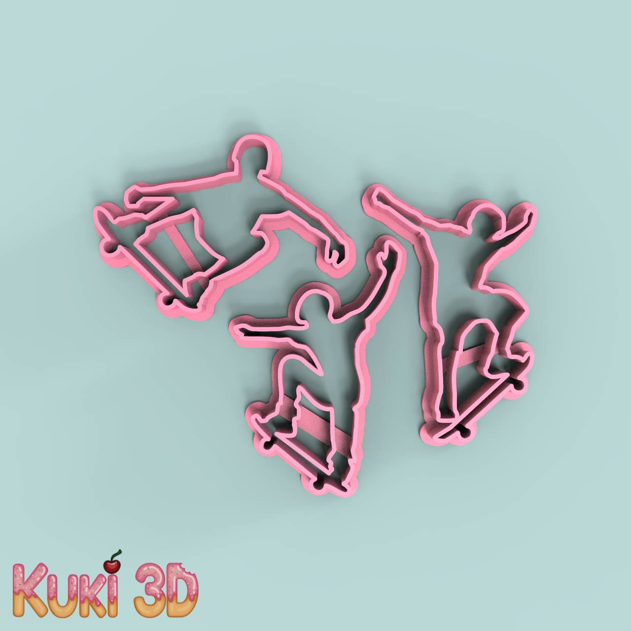Set Skaters 6cm - Kuki3D