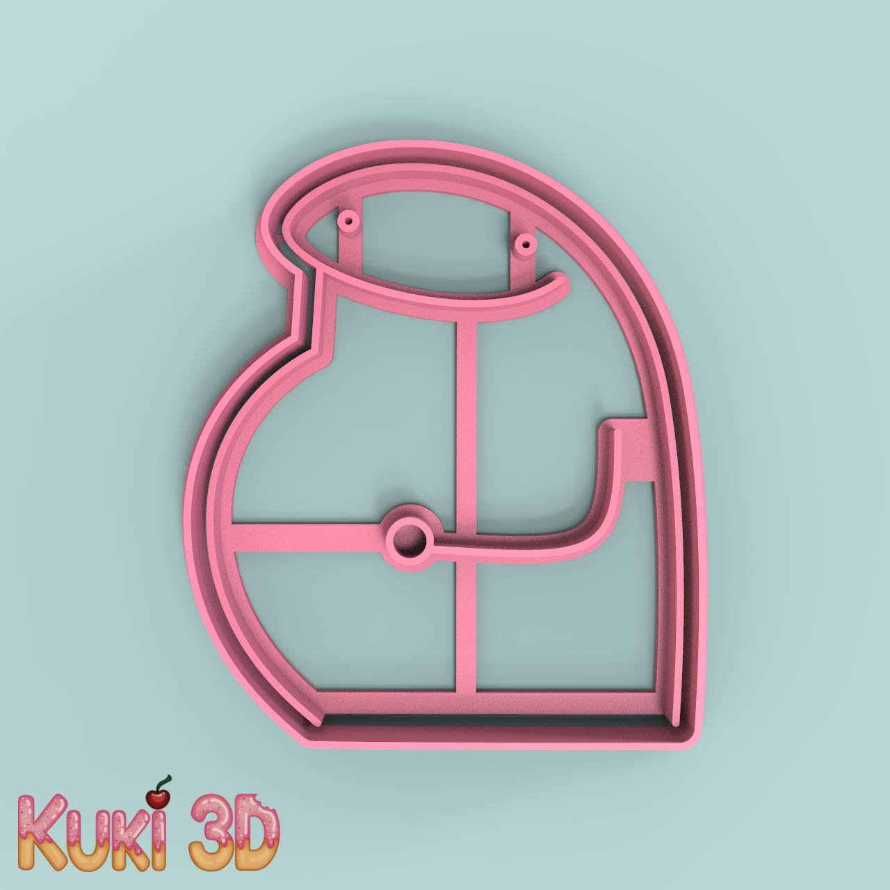 Meme Flork Embarazada 8cm - Kuki3D