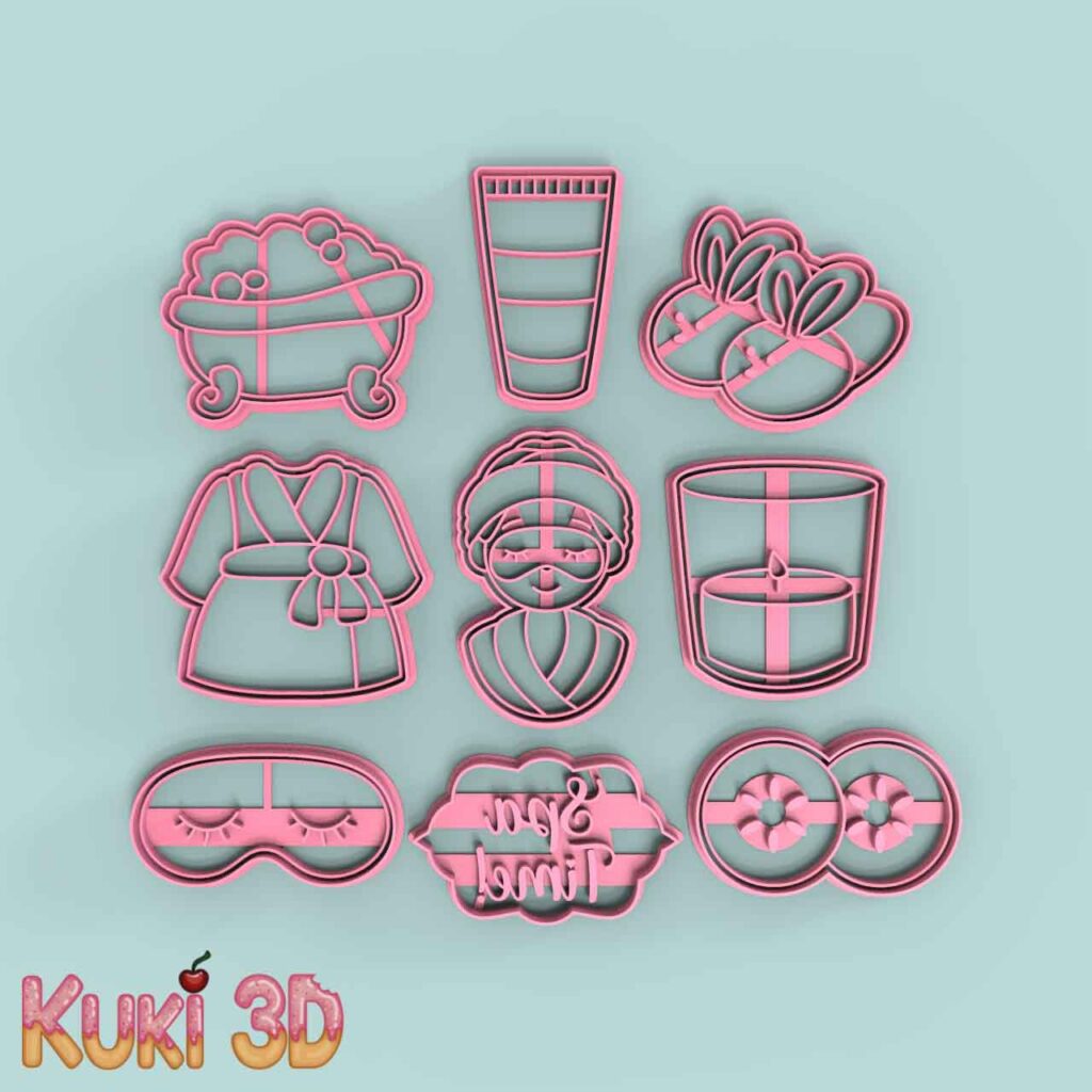 Set Spa 9cm - Kuki3D