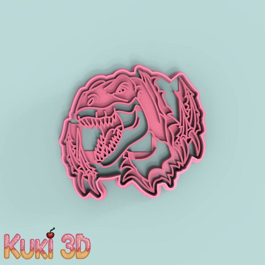 T Rex Cara 8cm – Kuki3D