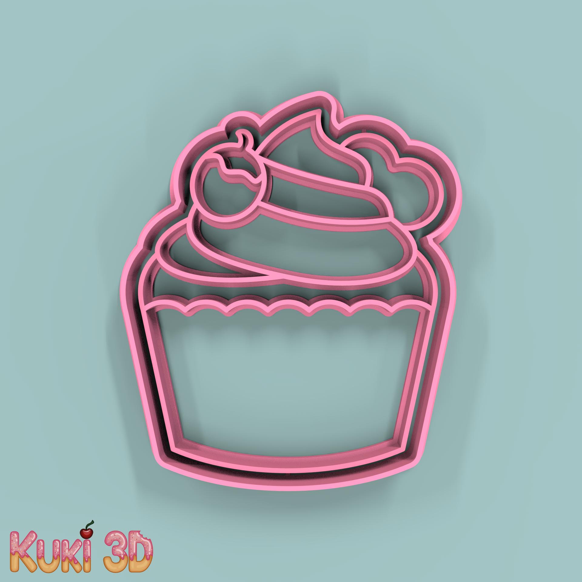 Cupcake Dulce 8cm – Kuki3D
