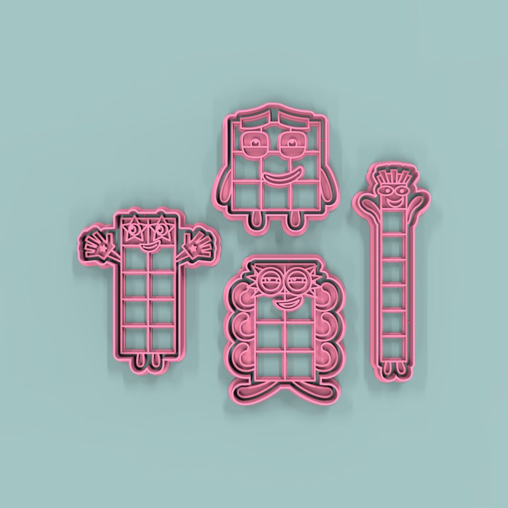 Set Number Blocks 7 a 10 – Kuki3D